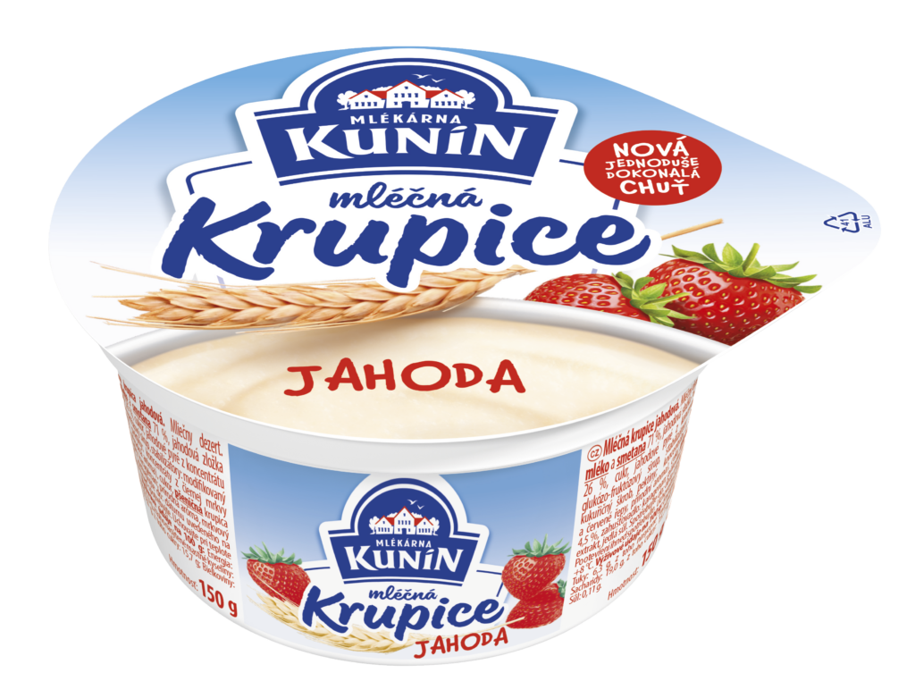 Mléčná krupice jahoda - Lactalis Foodservice