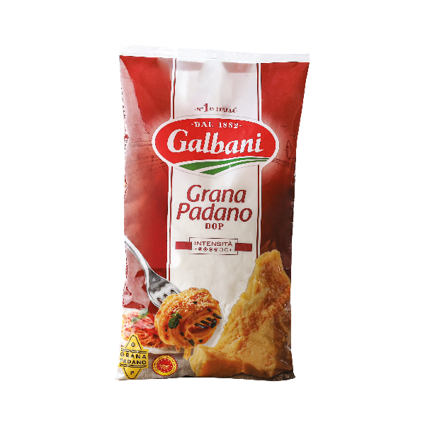 Grana Padano DOP strouhaný 1 kg - Lactalis Foodservice Grana Padano DOP strouhaný 1 kg - Lactalis Foodservice